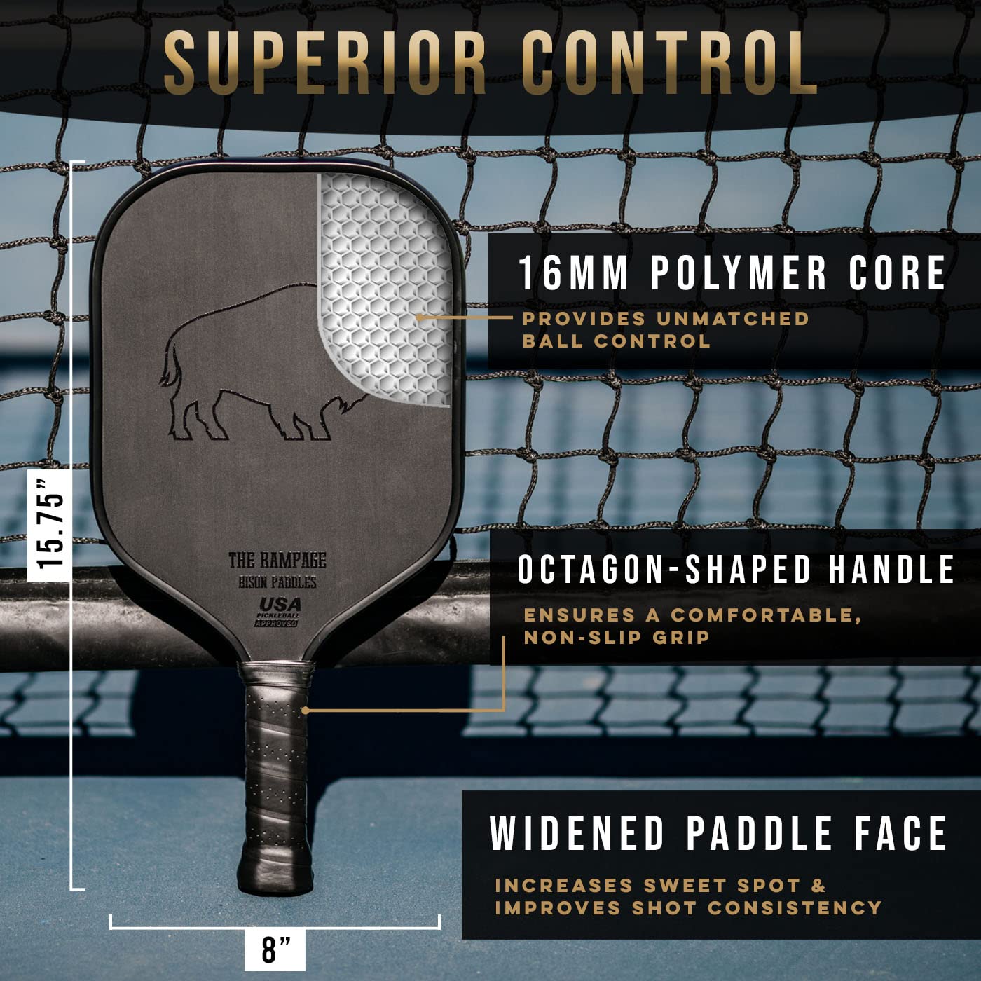 Snapklik.com : Carbon Fiber Pickleball Paddle - Raw Toray T700 Surface ...