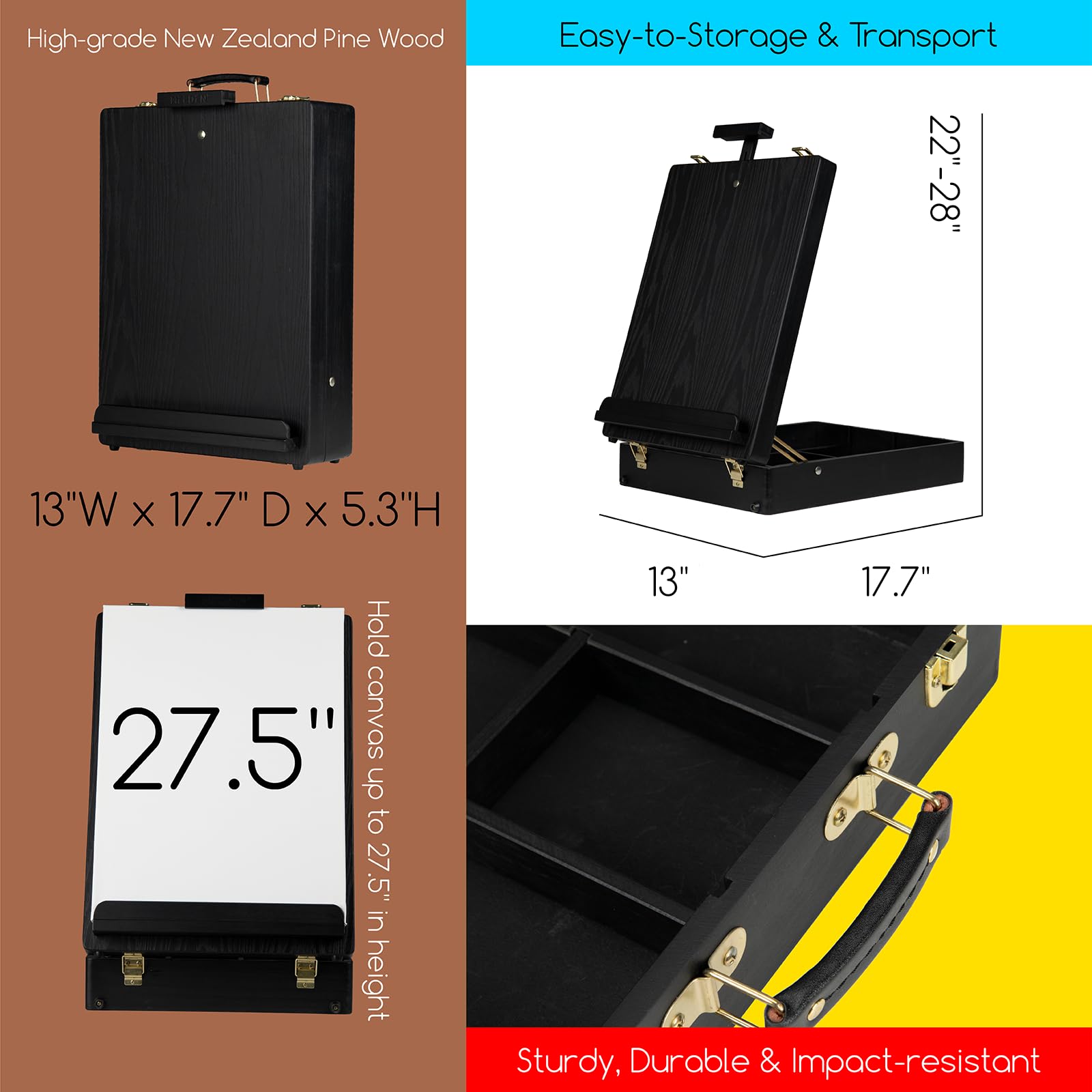Snapklik.com : MEEDEN Deluxe Art Supplies 42 Pieces, Art Set