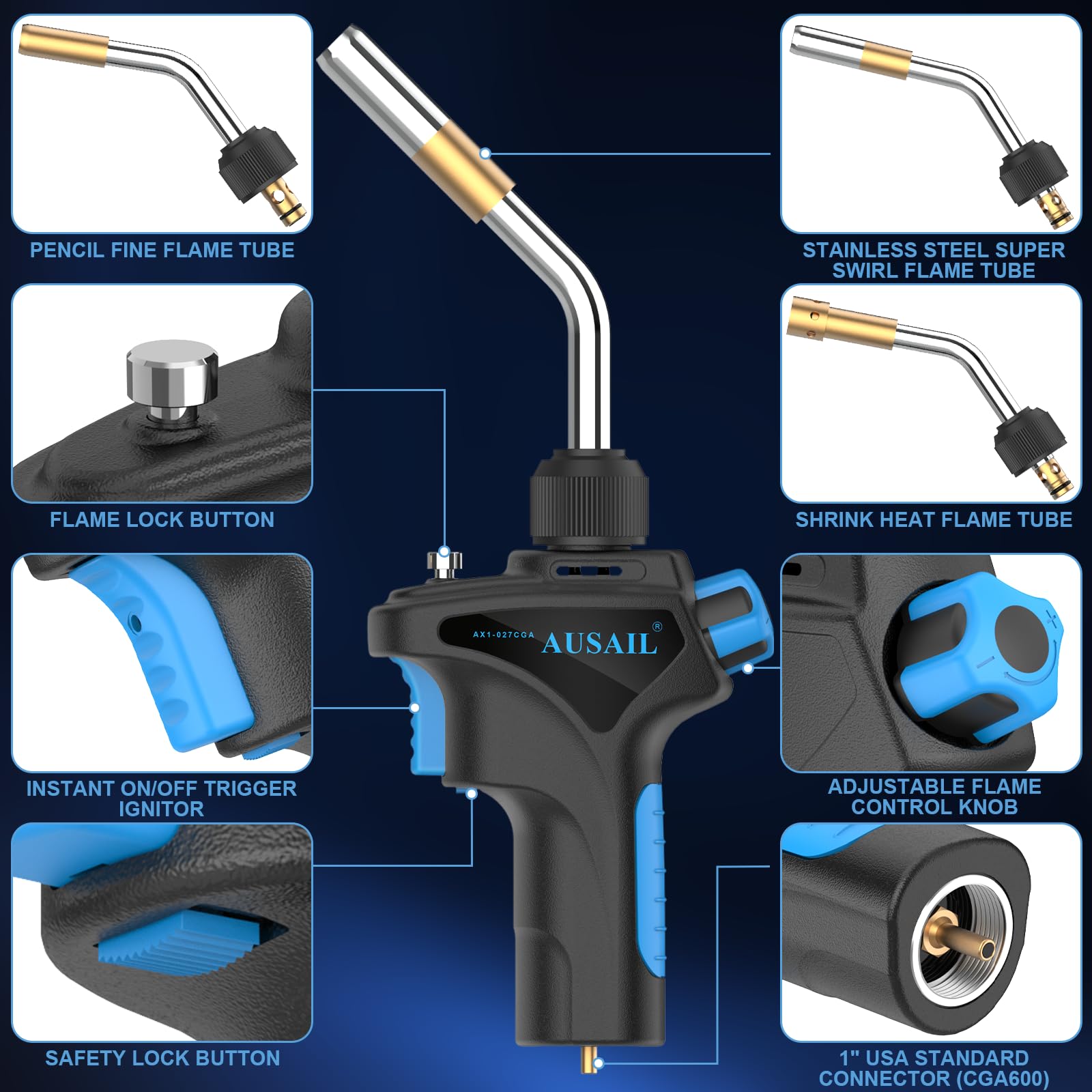 Snapklik.com : Propane Torch Head