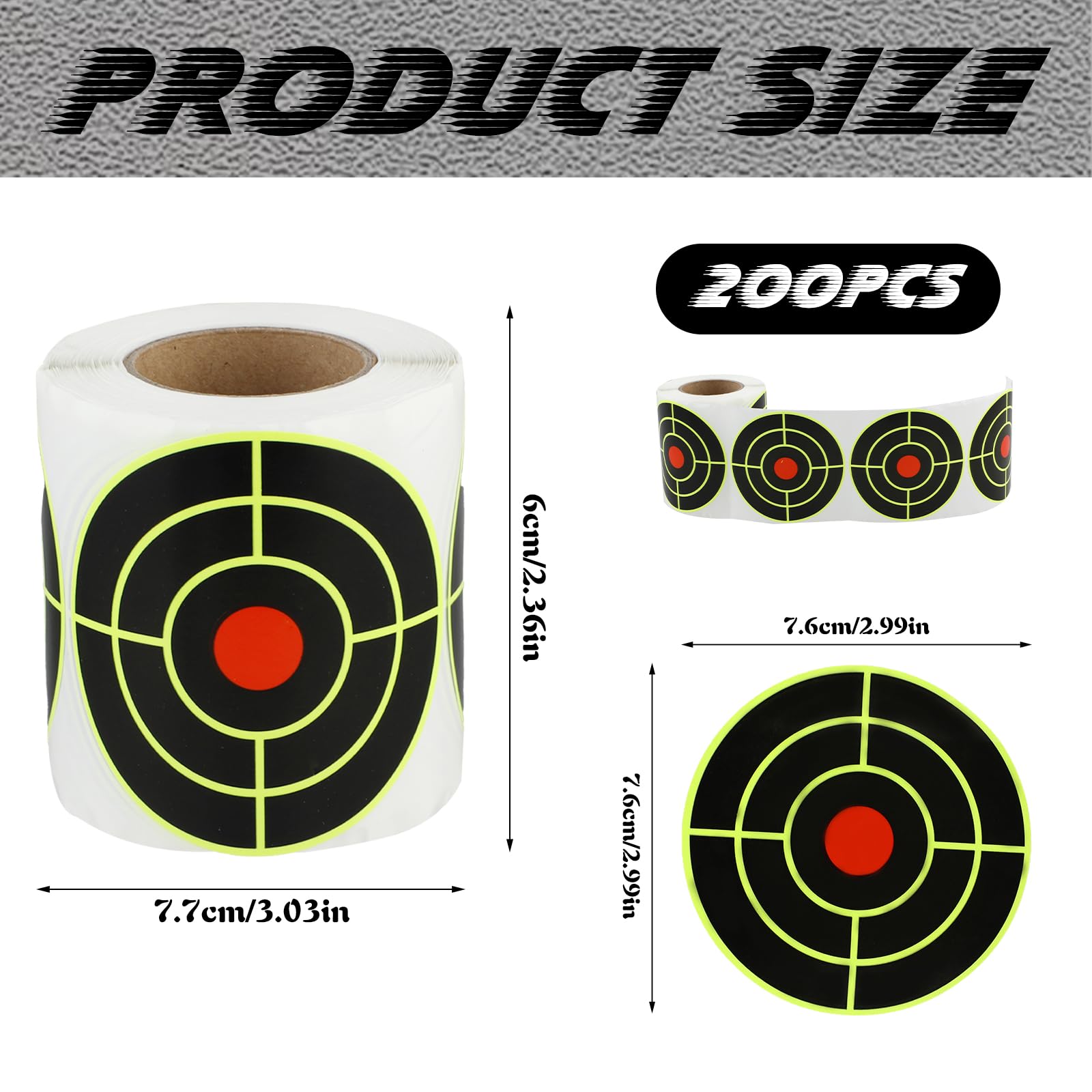 Splatter Targets 12x12 Inch Splatter Adhesive Shooting Targets ...