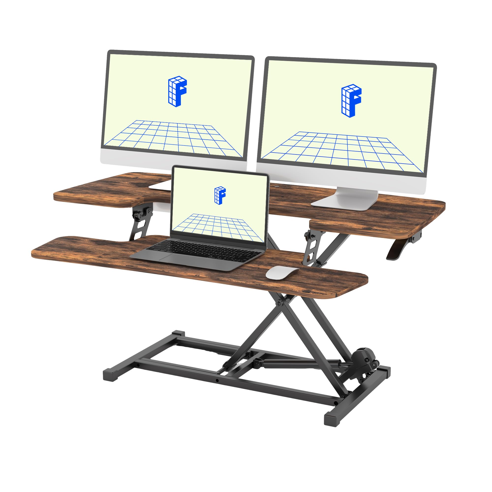 Amazon.com: FLEXISPOT Standing Desk Converter 40in Sit to Stand up Desk ...