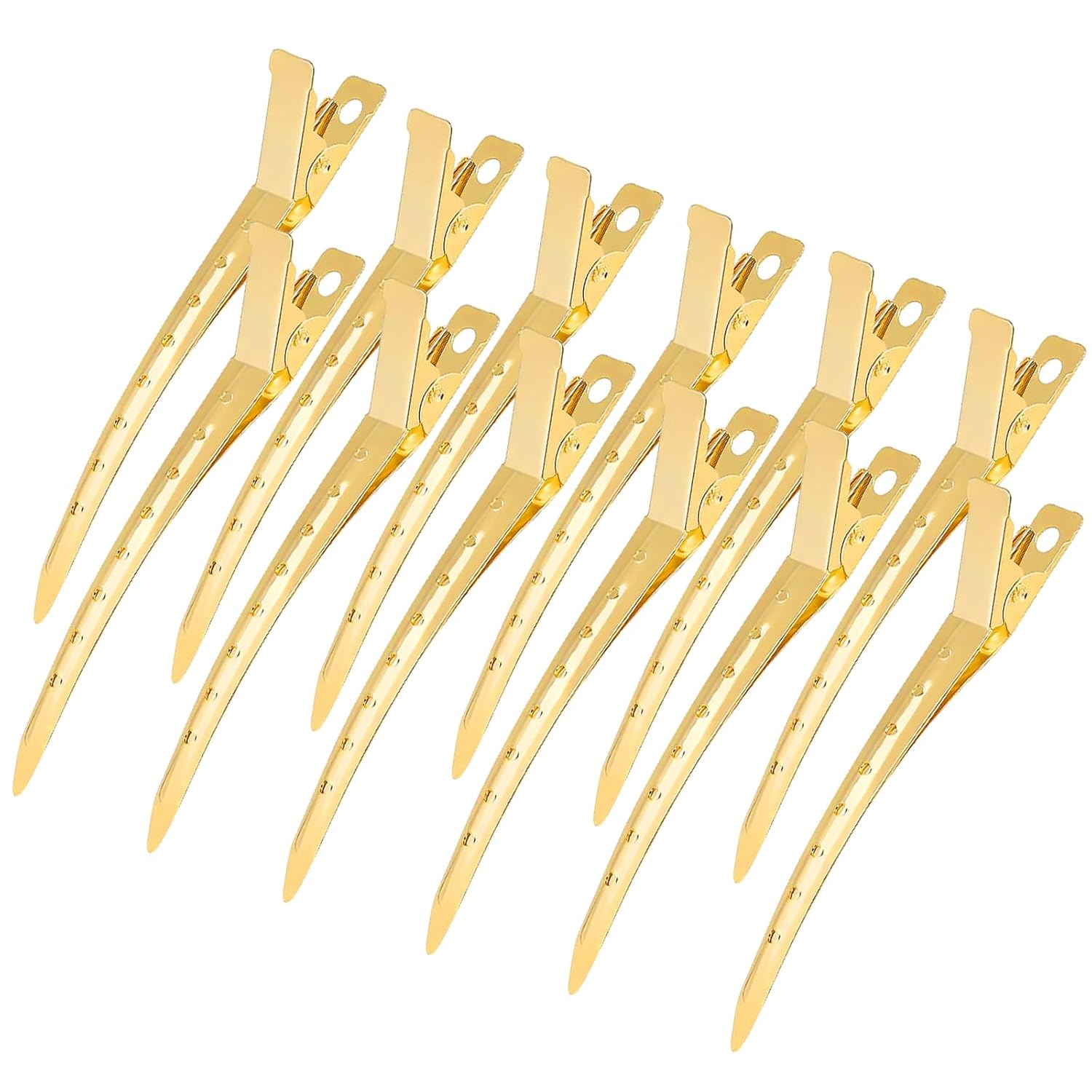 Amazon.com : 24Pcs Duck Billed Hair Clips for Styling Sectioning, Metal ...