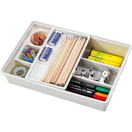 Amazon.com: Madesmart 23-Compartment Original Junk Drawer Organizer ...