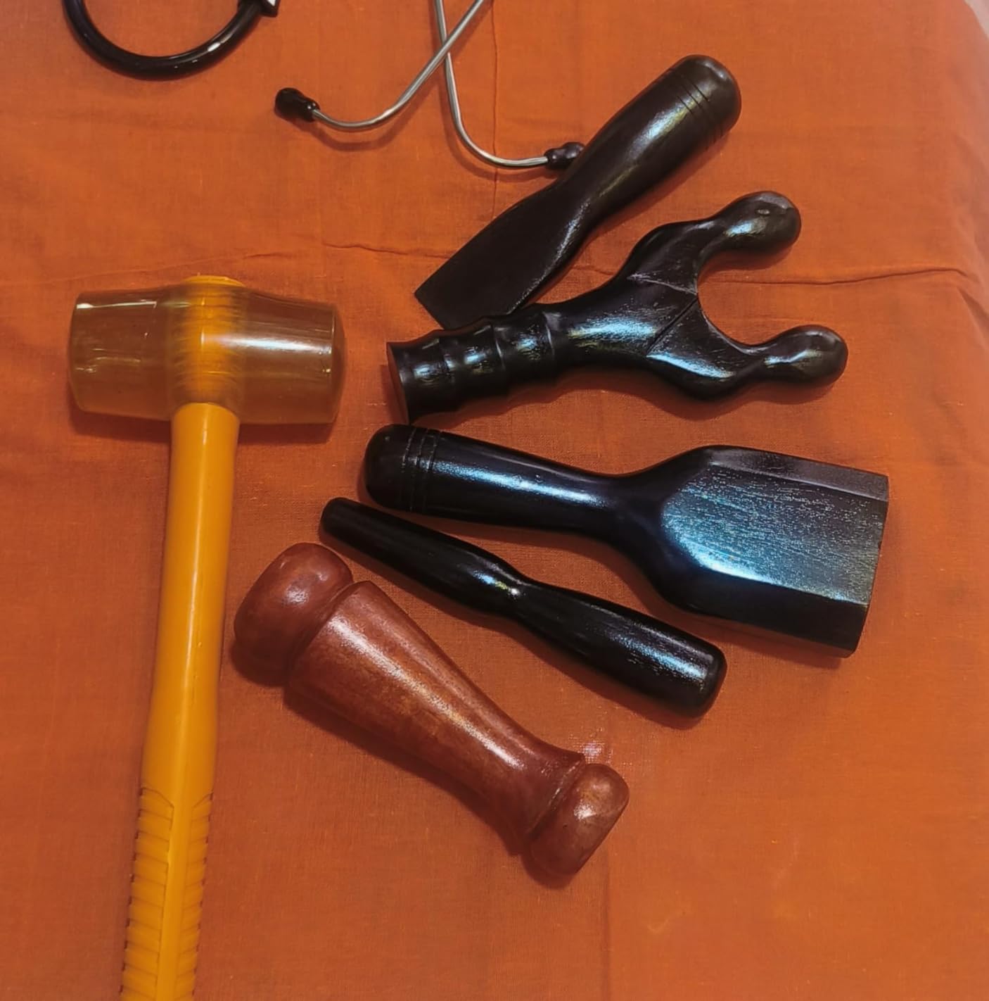 ACM Tok Sen Hammer Set Wooden Massager Tool Deep Tissue Therapy Toksen ...