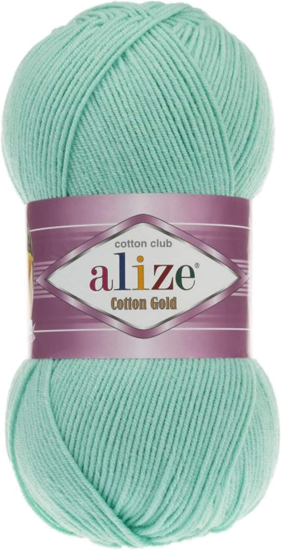 Amazon.com: 55% Cotton 45% Acrylic Yarn Alize Cotton Gold Thread ...