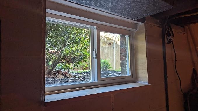Small Basement Window, White Casement Sliding Window/Ventanas para Casa ...