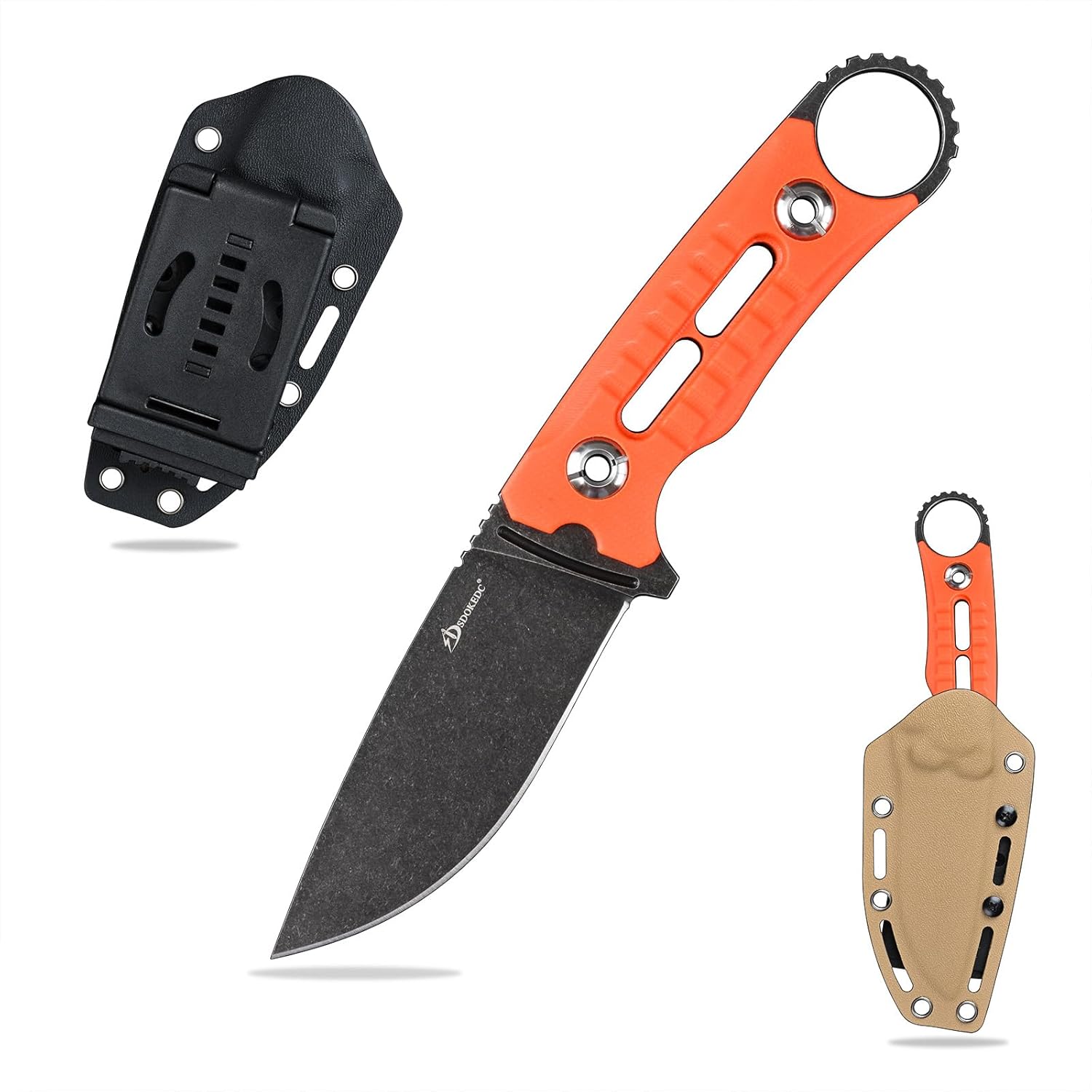 Amazon.com : SDOKEDC Knives DC53 Steel Tactical Fixed Blade Knife G10 ...