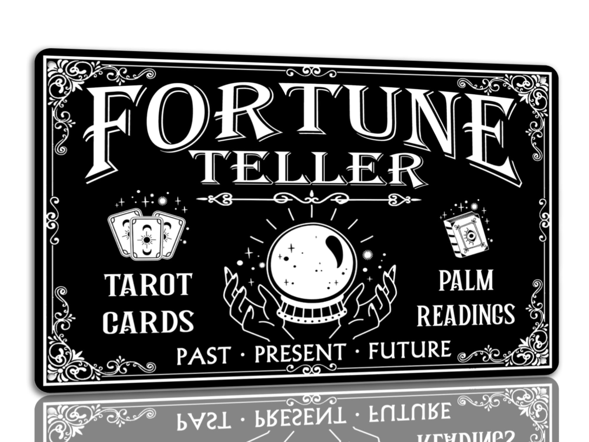 Vintage Fortune Teller Sign Miss Modern Magazine Fortune Teller Our