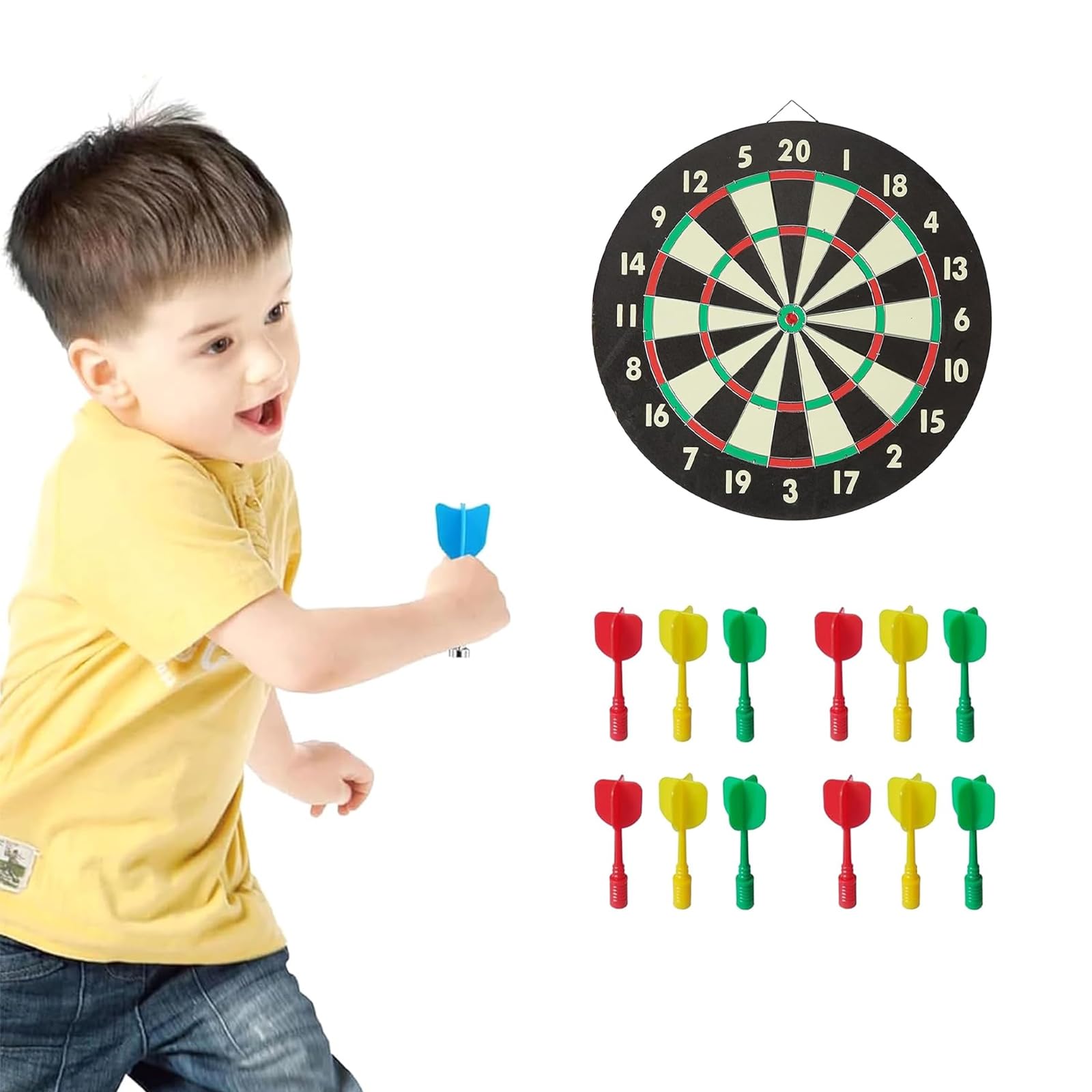 13 PCS Magnetic Dart Board for Kids, Magnetic Dart Board, Magnetic ...