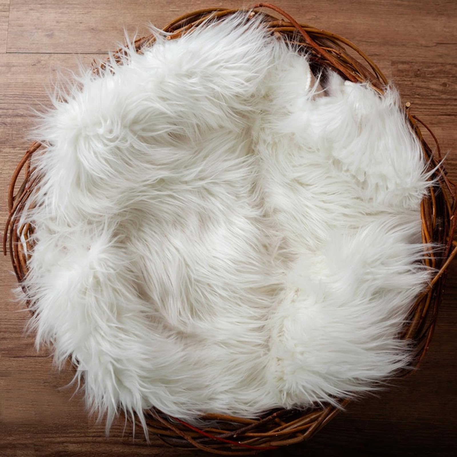 Amazon.com : Fluffy Small Dog Cat Bed Mat, Washable Super Soft Plush ...