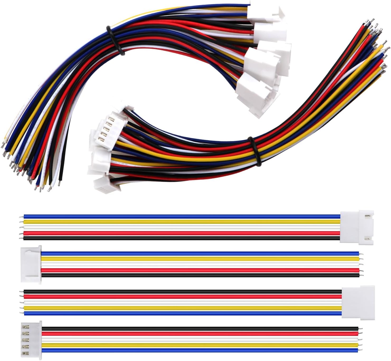 Lyeteung 10 Paar JST 2.54 XH 5 Pin Steckverbinder, Mini Micro JST XH 2. ...