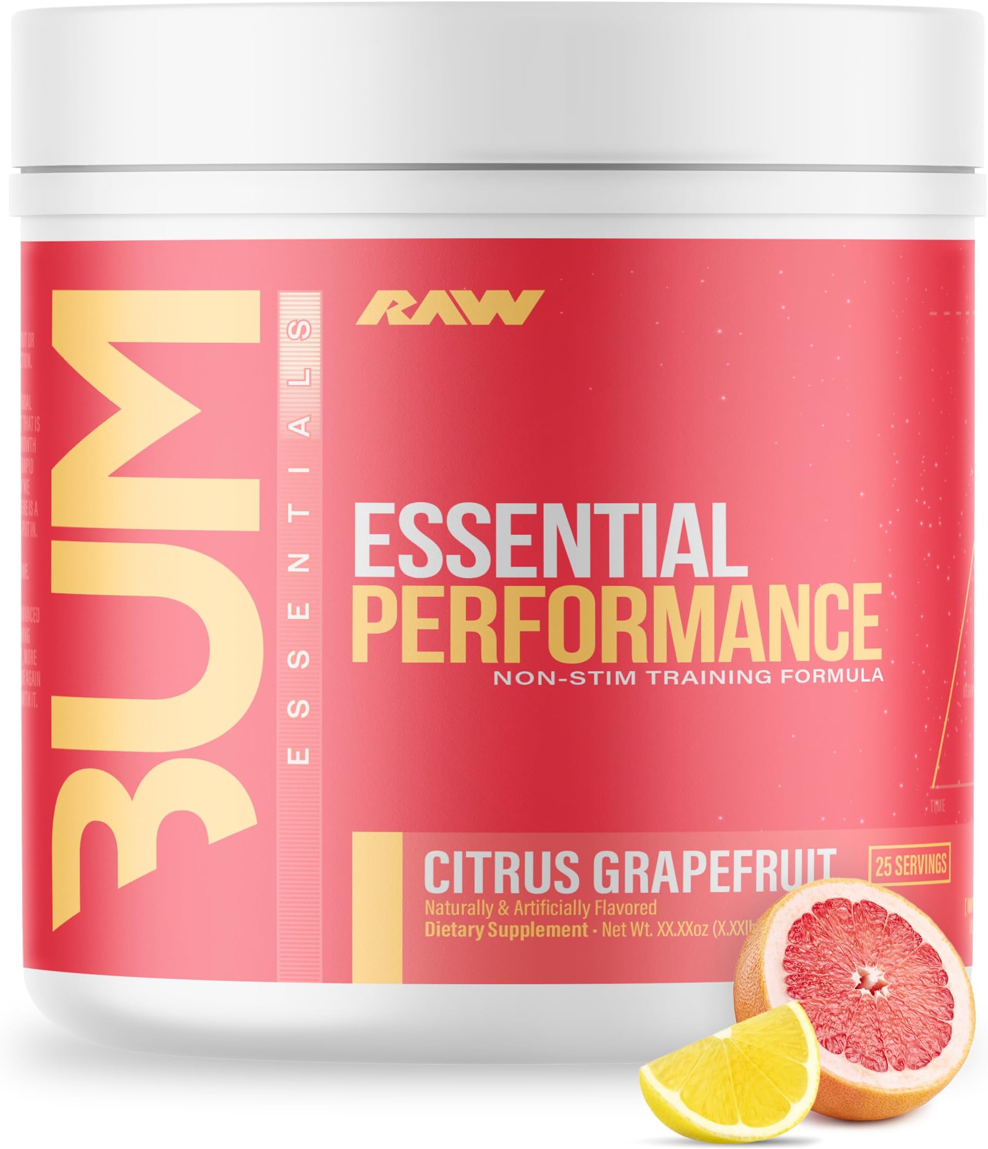 Amazon.com: RAW Essential Performance Non-Stim Pre-Workout Powder - Preworkout for Endurance ...