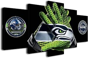 Amazon.com: Seattle City Seahawks American Football Poster Football ...
