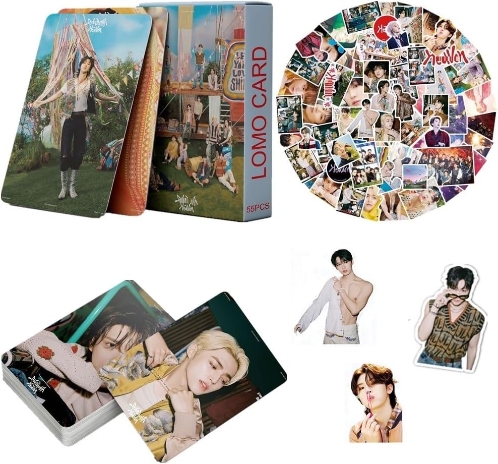 Amazon.com: 55PCS Lomo Cards and 93PCS Stickers for Fan Collection ...