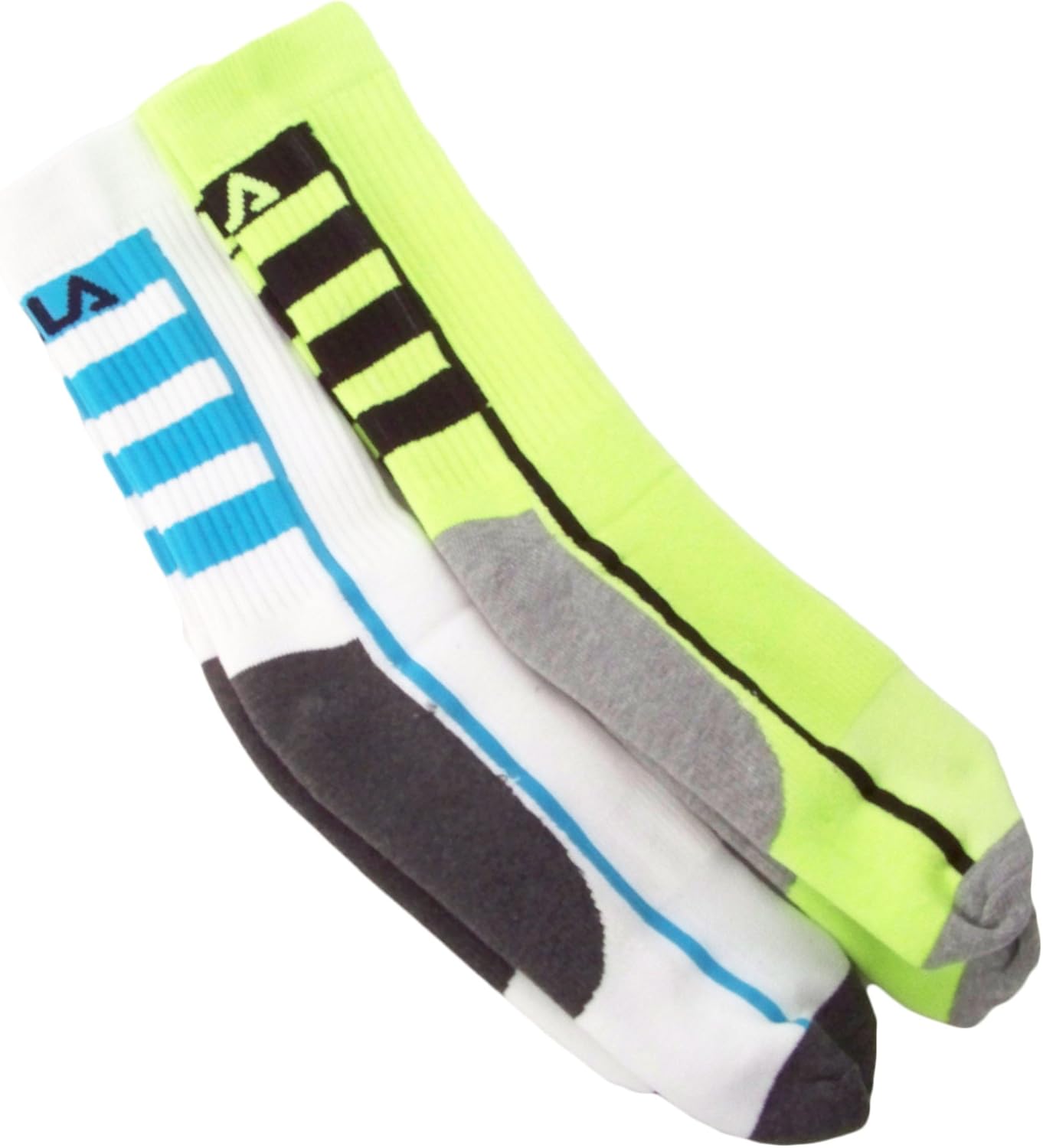Amazon.com: Fila Mens Crew Cut SHOCKDRY Sport Socks,Sock Sizes 10-13 ...