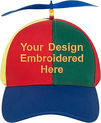 Amazon.com: TopTie Custom Embroidery Propeller Cap Adult Unisex ...