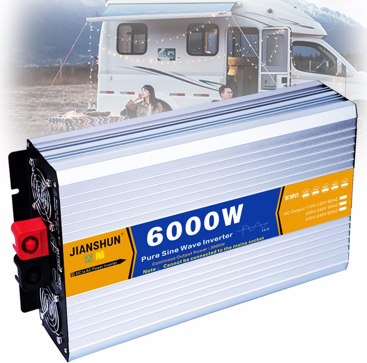 Amazon.com: 3000W 4000W 5000W 6000W 8000W High Efficiency Pure Sine ...