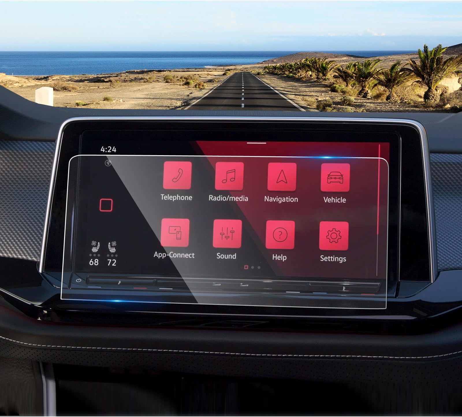 Amazon.com: LFOTPP Screen Protector for 2024 V W Atlas [SE/SE with ...