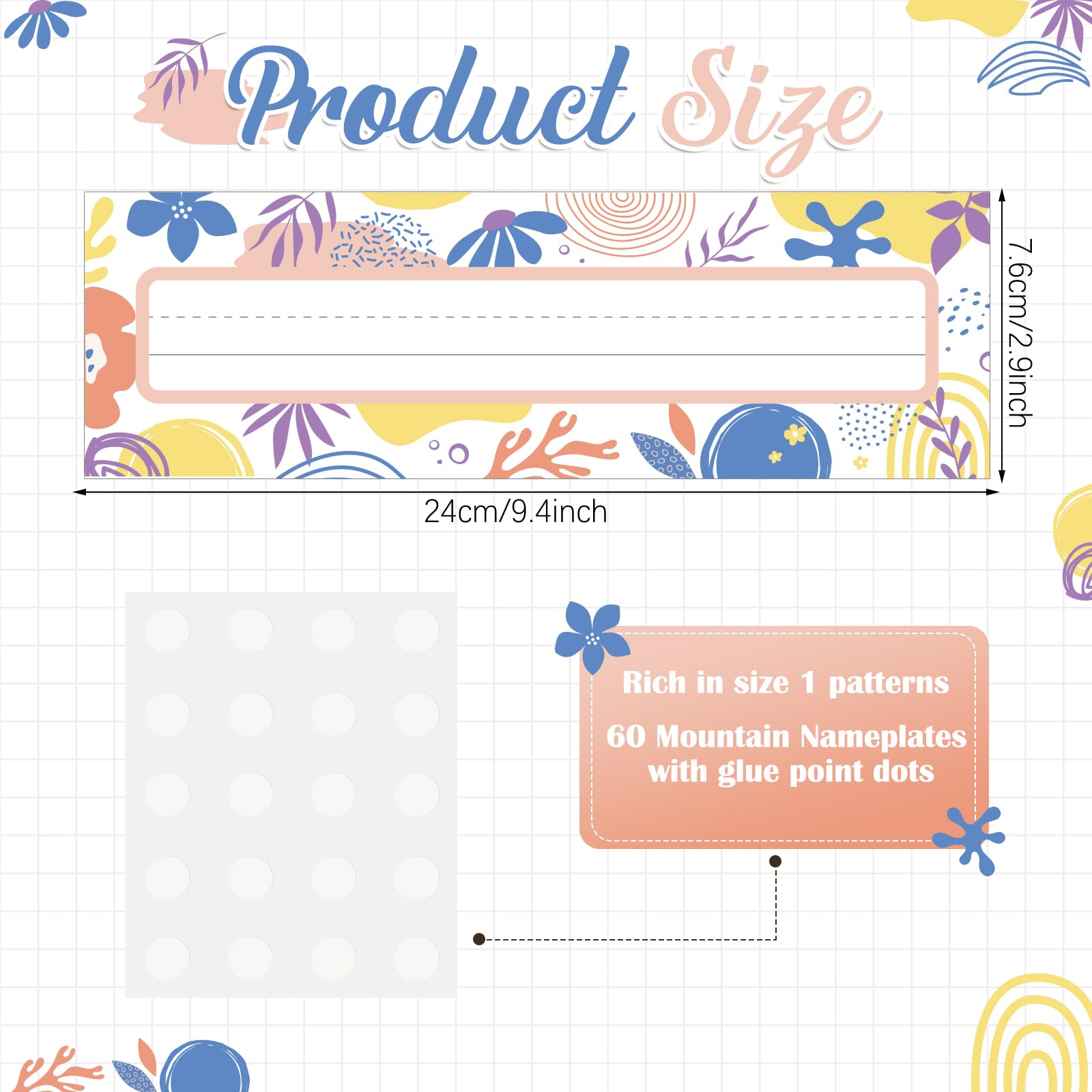 Snapklik.com : 60 Sheets Wonderfully Wild Name Plates For Classroom Die ...