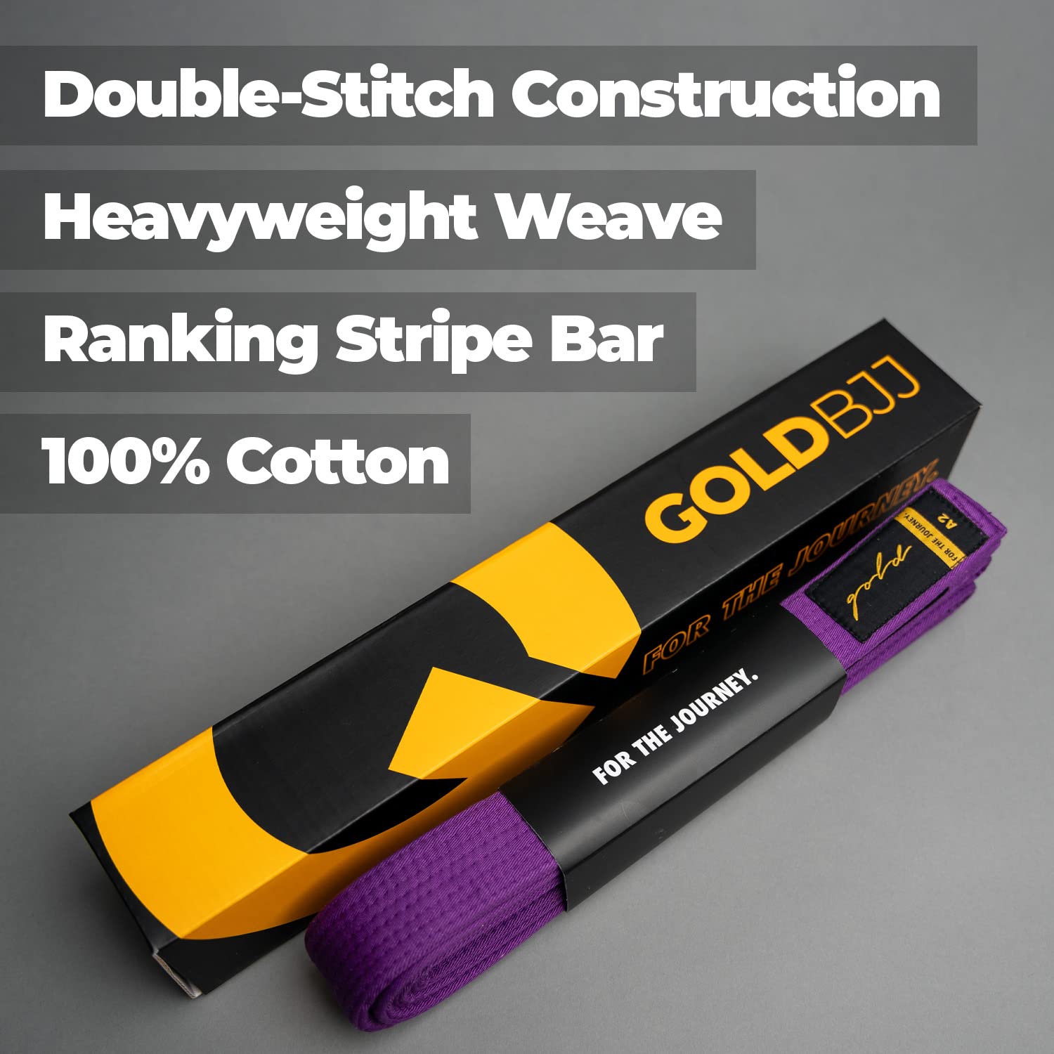 Snapklik.com : Gold BJJ Jiu Jitsu Belt - Premium Belts