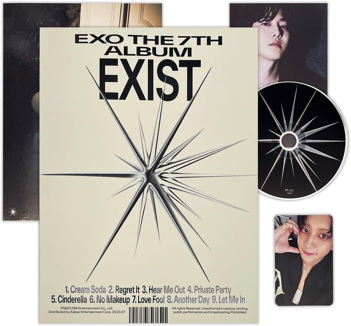 Amazon.co.jp: EXO - 7th Album [EXIST] (Photo Book Ver.-E Ver.) カバー+フォト ...