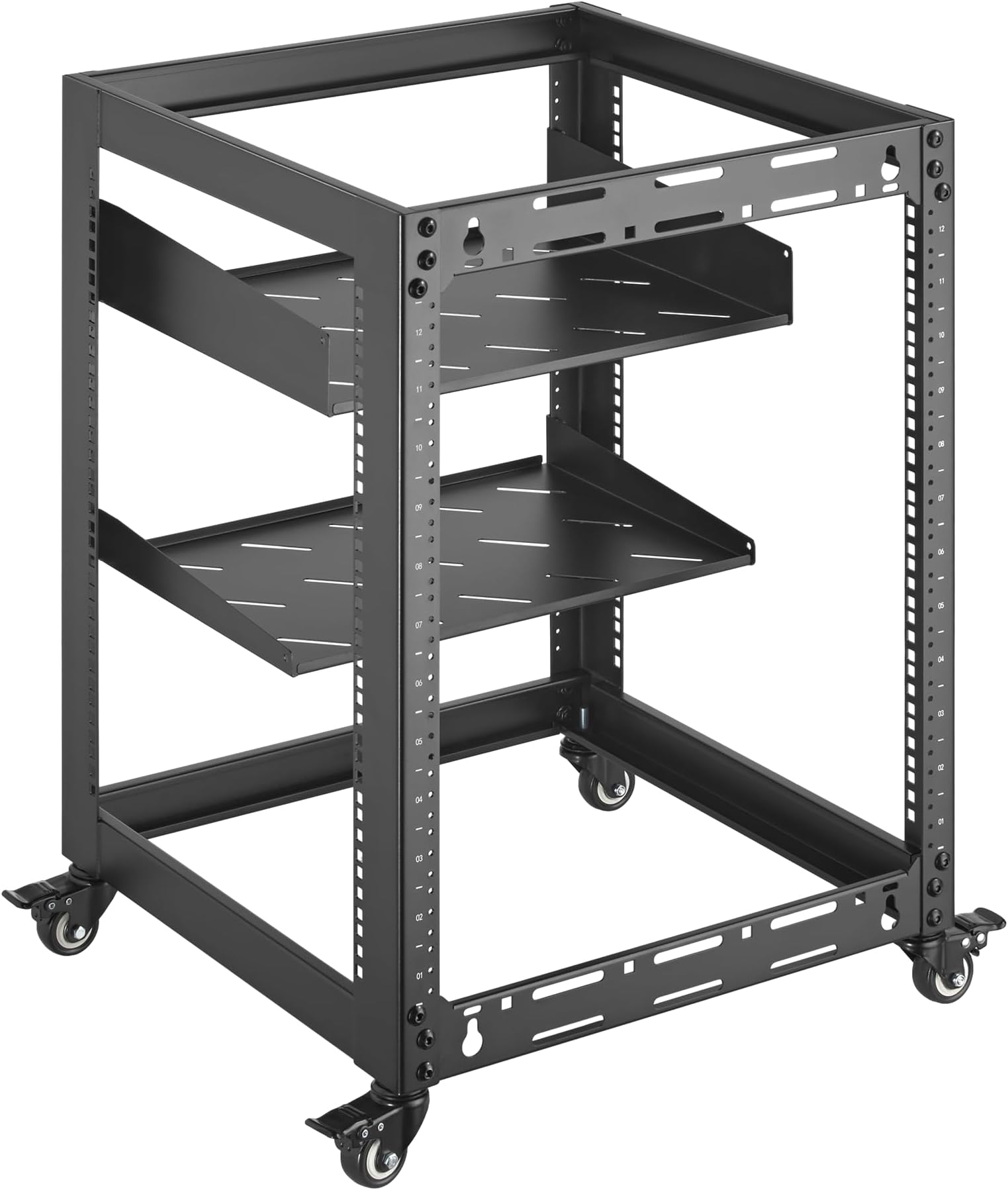 PrimeCables 15U 19" Wall Mount Server Rack Cabinet - SPCC Steel, 440lbs ...