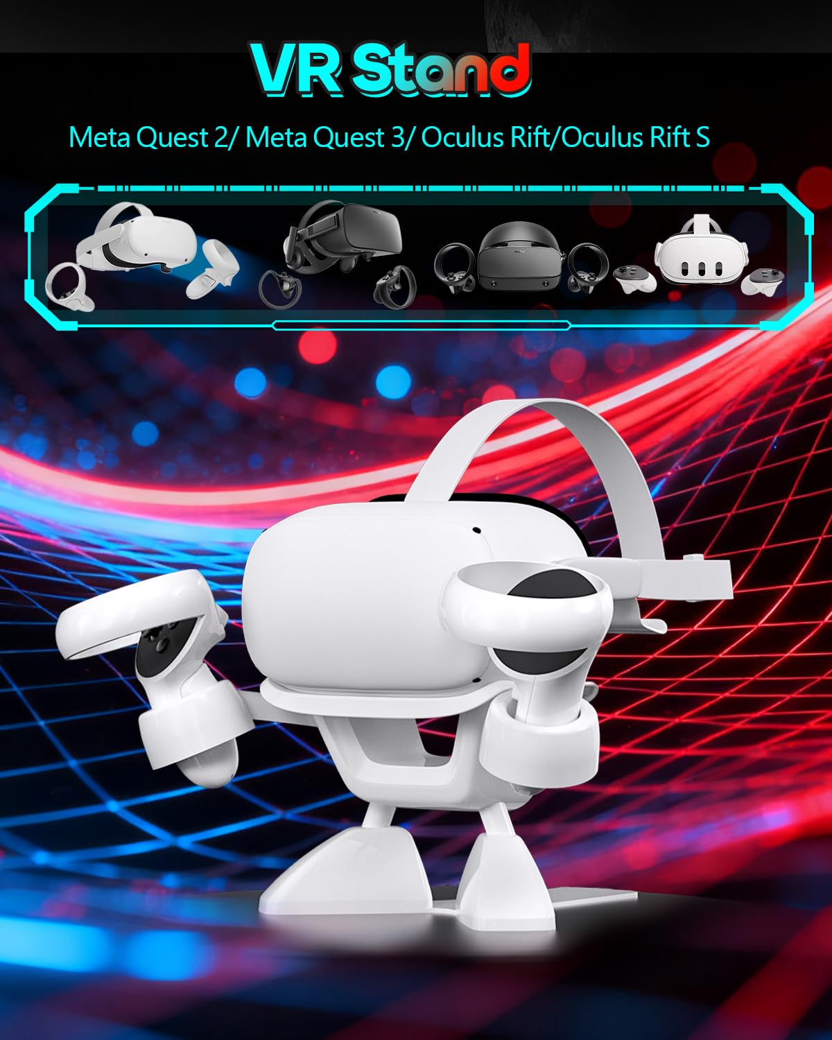 Snapklik.com : Stand For Meta Quest 2/ Oculus Quest 3, VR Stand Headset ...