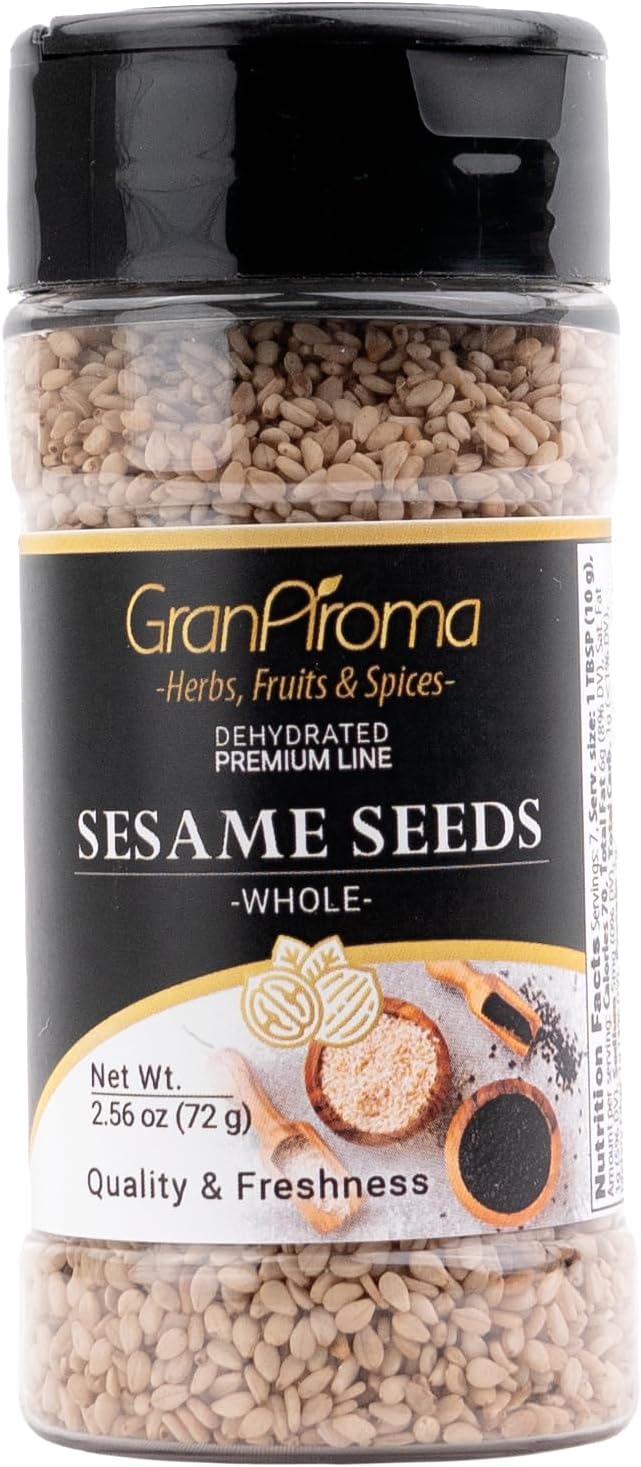 Amazon.com : Amazon Grocery, Sesame Seeds, 3 Oz (Previously Happy Belly ...