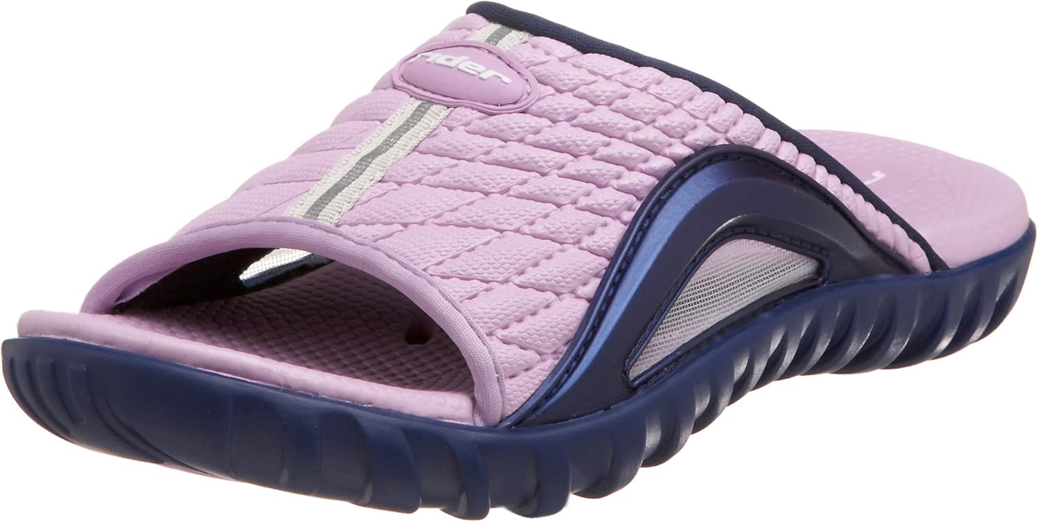 Amazon.com | Rider Women's Relay Slide,Navy/Lilac,11 M | Slides