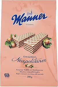 Manner Wafers Vienna Hazelnut 200g : Amazon.com.au: Pantry Food & Drinks