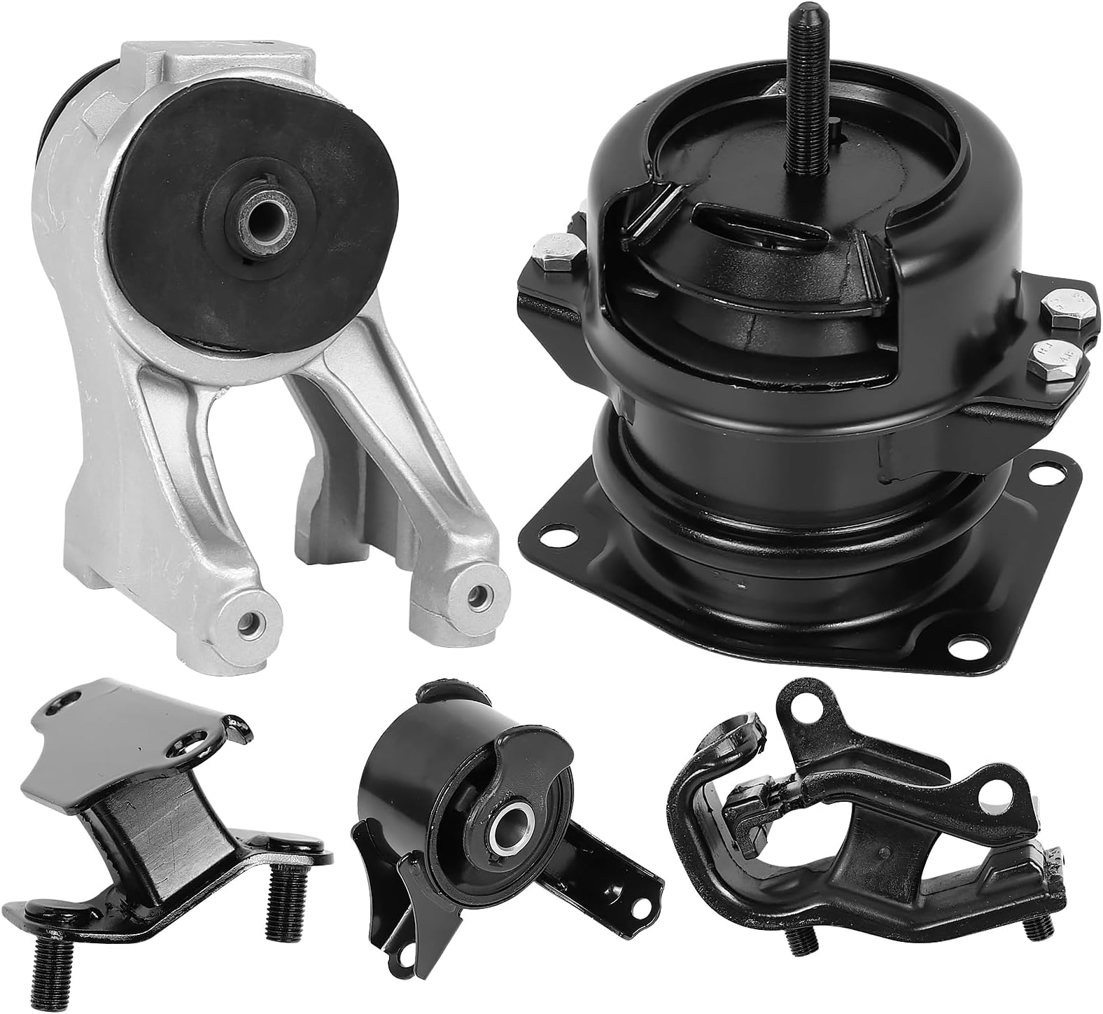 Amazon.com: Engine Motor Mounts Set - Compatible with Honda Fit 2007 ...