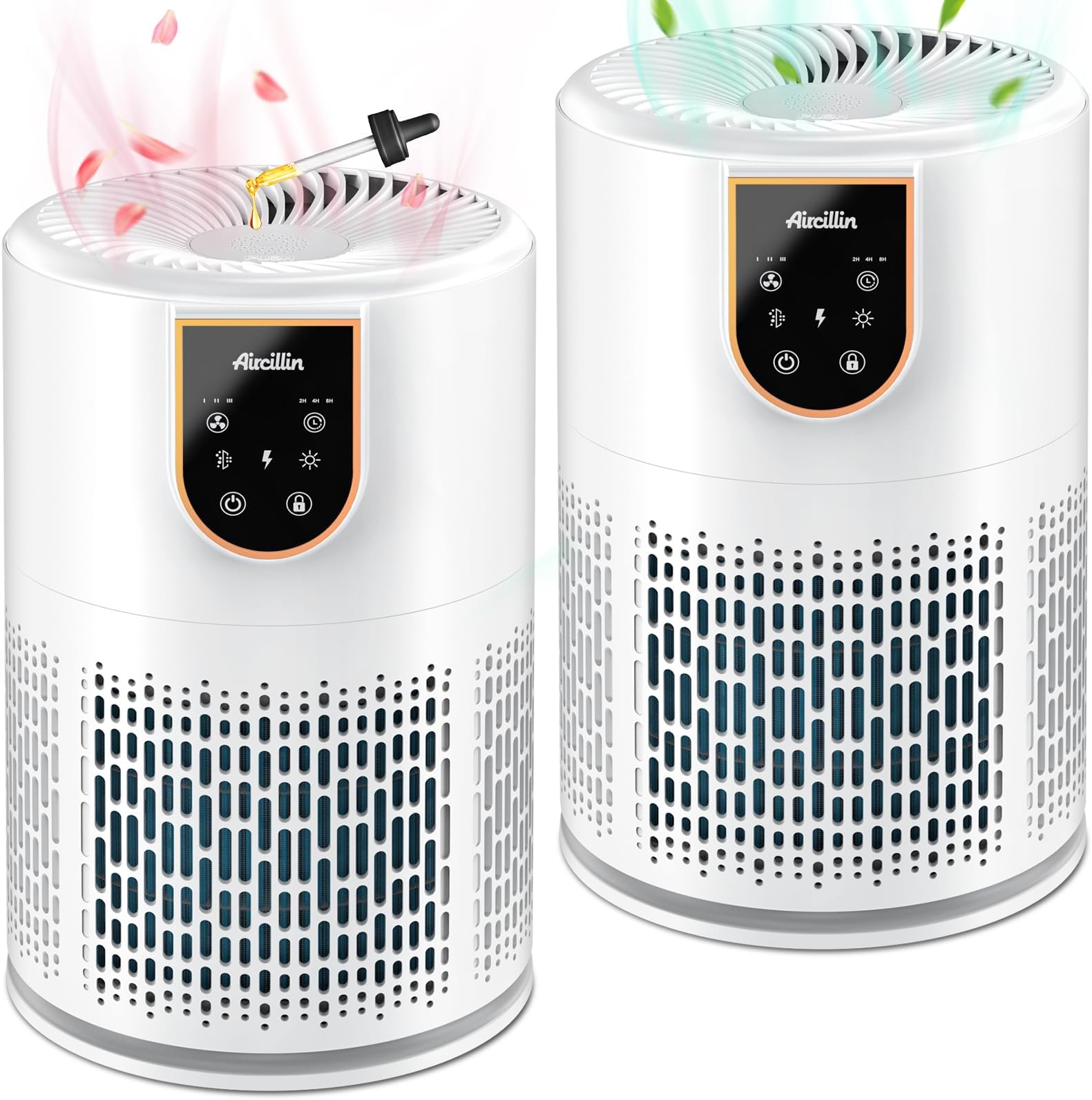 Amazon.com: 2 Pack Air Purifiers for Home Bedroom, H13 True HEPA Air ...