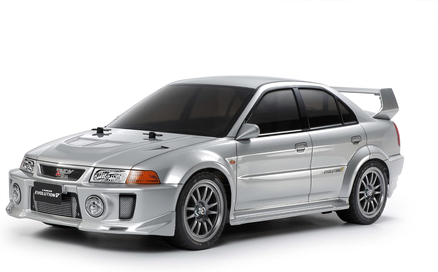 Amazon.com: TAMIYA 1/10 RC Mitsubishi Lancer Evolution V TT-02 ...