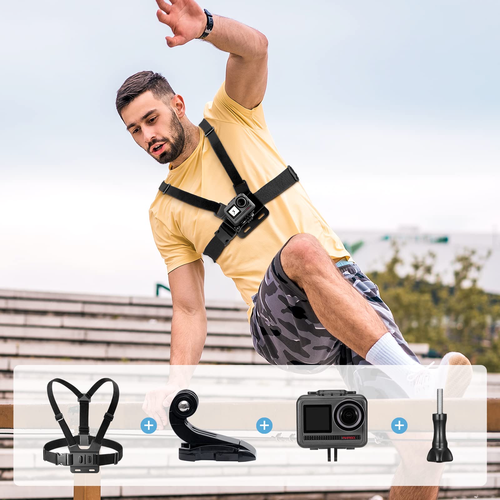 Snapklik.com : Action Camera Parkour Kit Compatible EK7000/EK7000 Pro ...