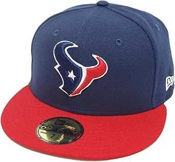 New Era Houston Texans Navy Red 2 Tone On Field NFL Cap 59fifty 5950 ...