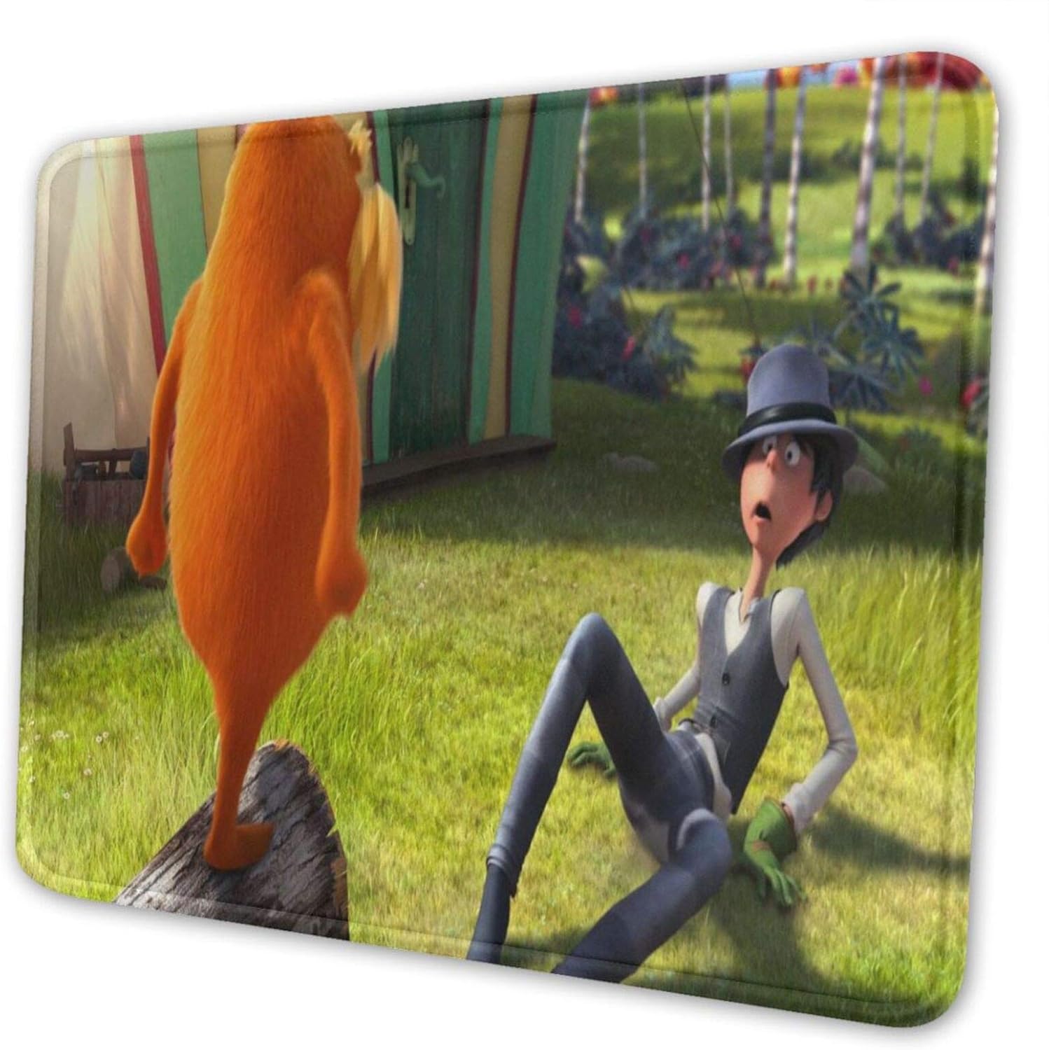 Amazon.com: Dr.Seuss' The Lorax Rubber Base Personalized Gaming Anime ...