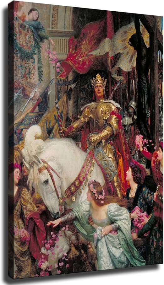 Amazon.com: The Two Crowns Poster Canvas Framed Wall Art Prints ...
