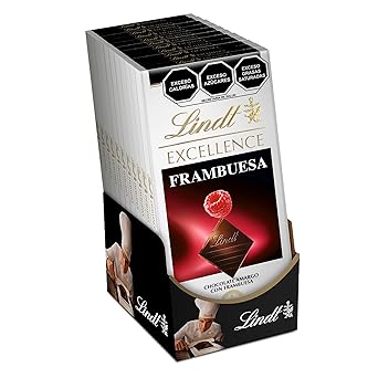 Amazon.com : Lindt EXCELLENCE Raspberry Dark Chocolate Candy Bar, 3.5 ...