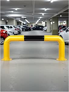 U-Shaped Parking Barrier with Reflective Strips, Heavy Duty Vehicle ...