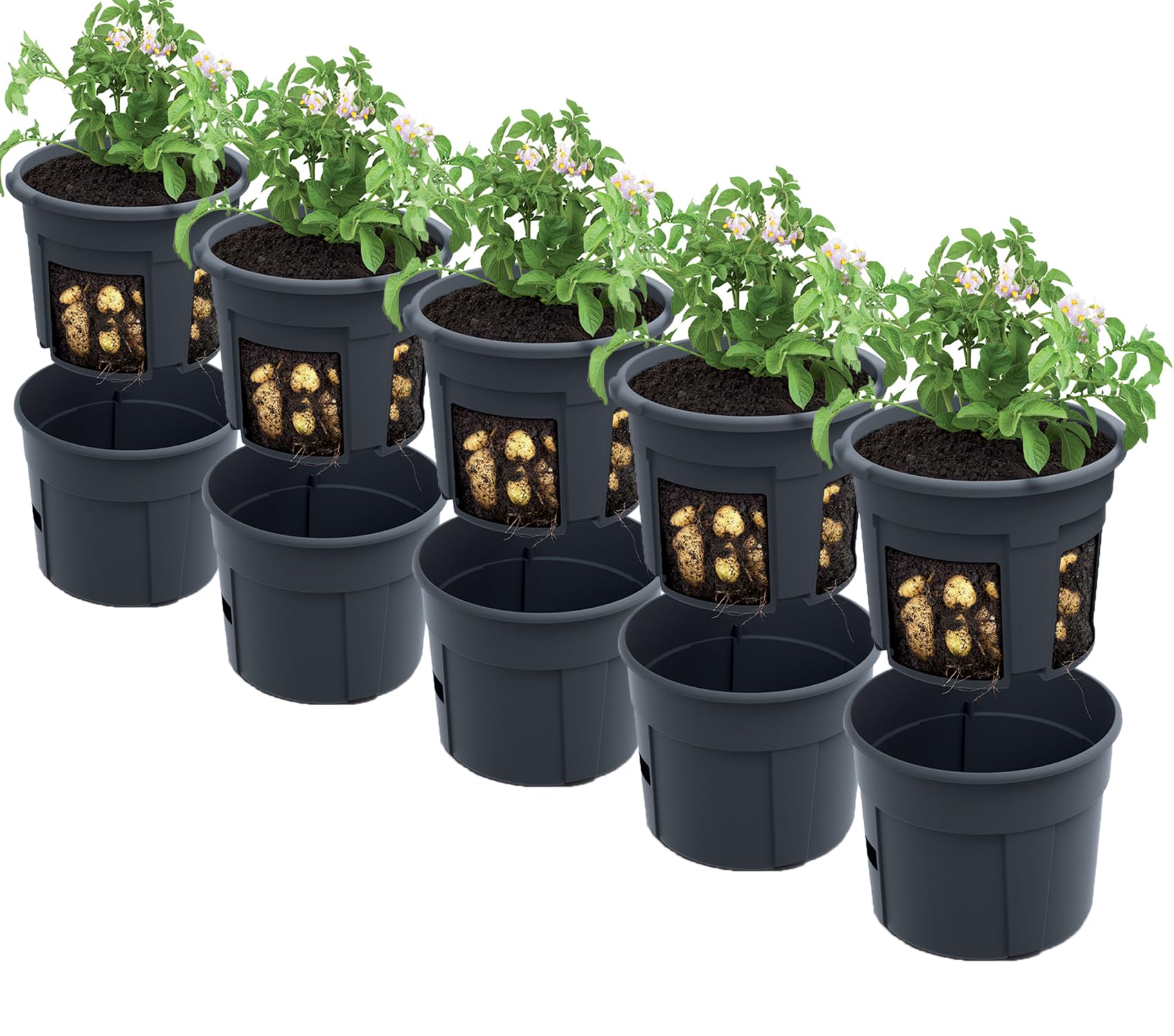 Tymar Kartoffelpflanztopf, Kartoffelturm, Kartoffel Pflanztopf ...