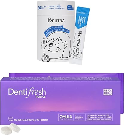 Amazon.com: K K·NUTRA Dentifresh Xylitol Tabs Purple & Yummy Tummy for ...