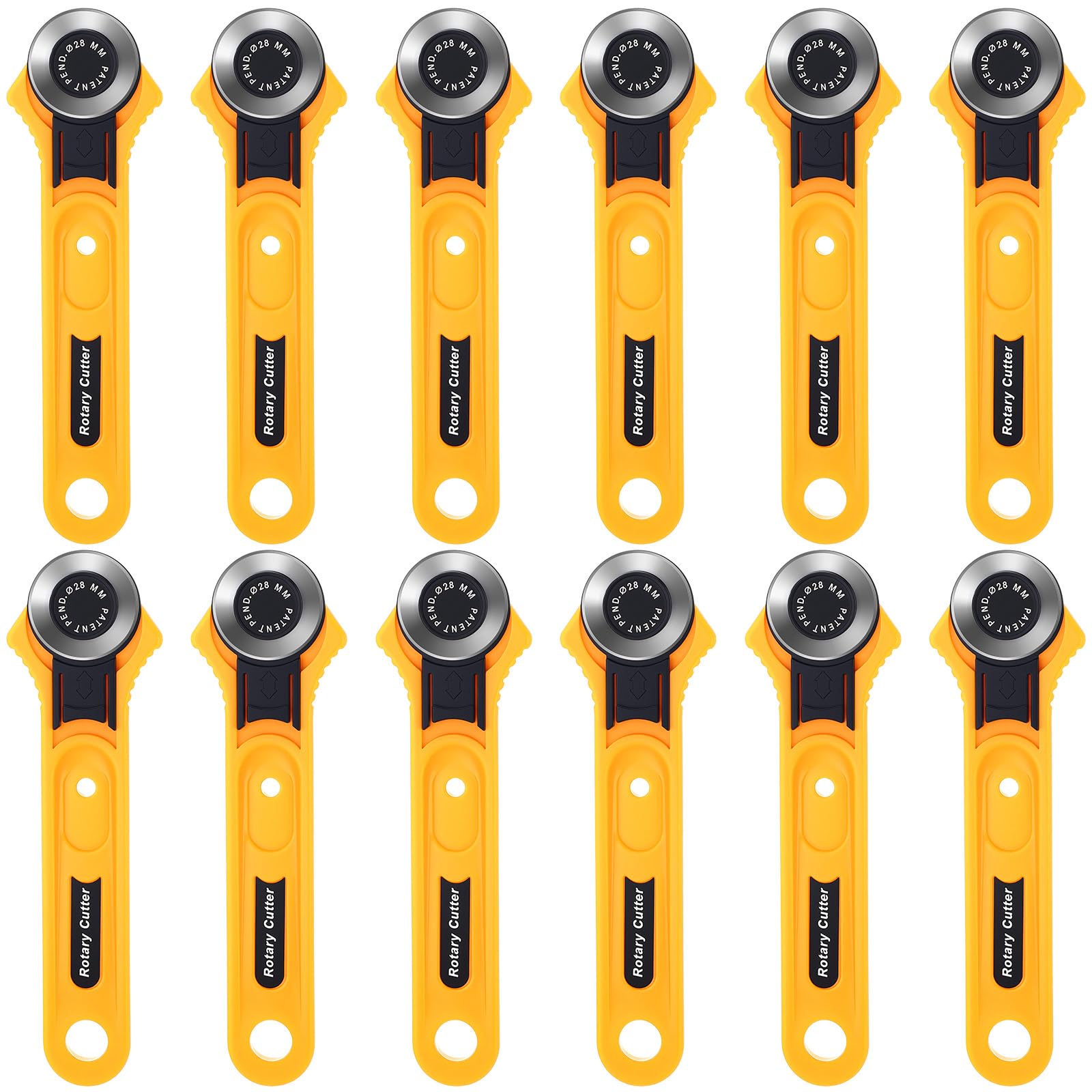 Snapklik.com : Lothee 12 Pcs 28mm Rotary Cutter For Fabric Precision ...