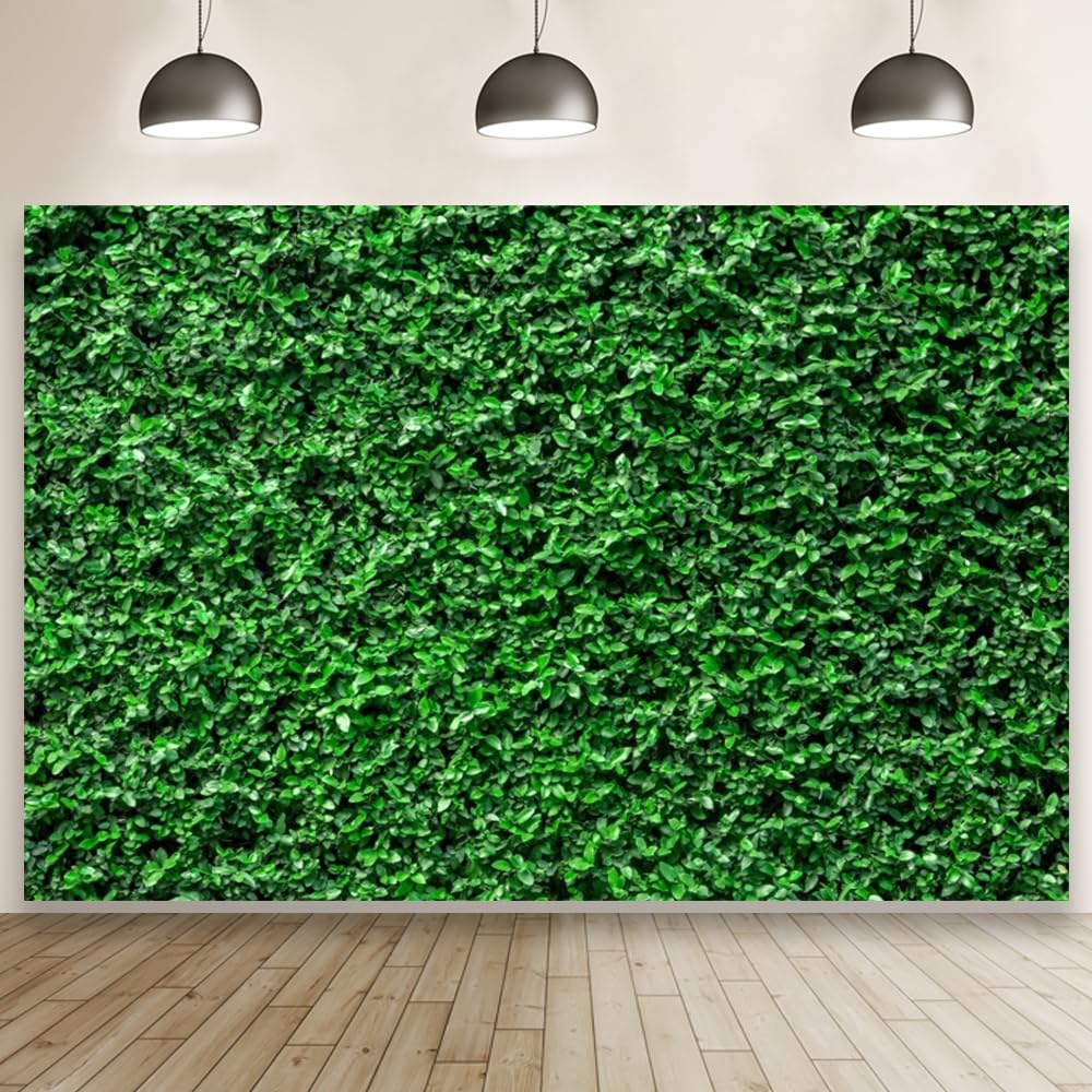 Amazon.com : 10x8ft Green Leaves Backdrop Greeny Grass Leaf Nature ...