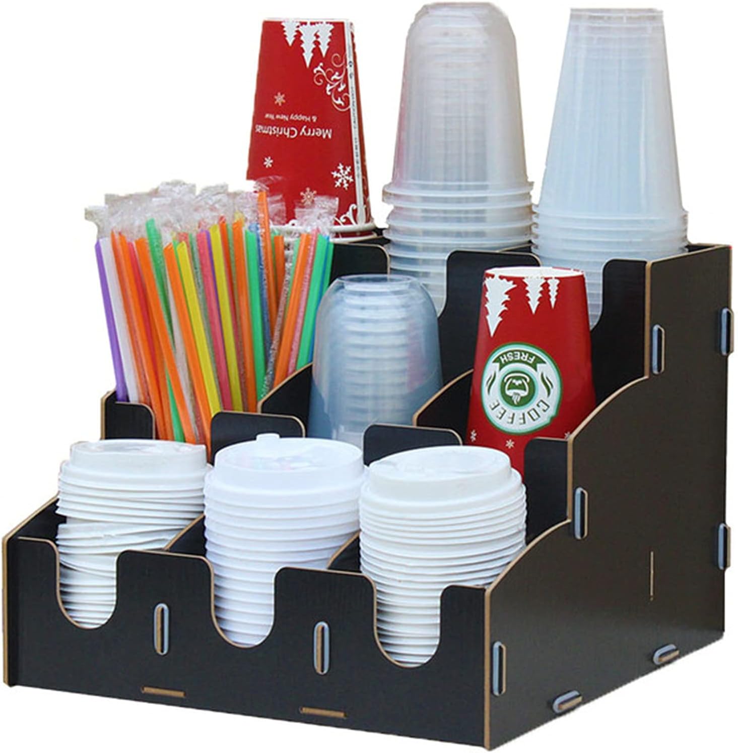 Amazon.com: Paper Cup Dispenser DIY Organizer Storage Box Multi ...