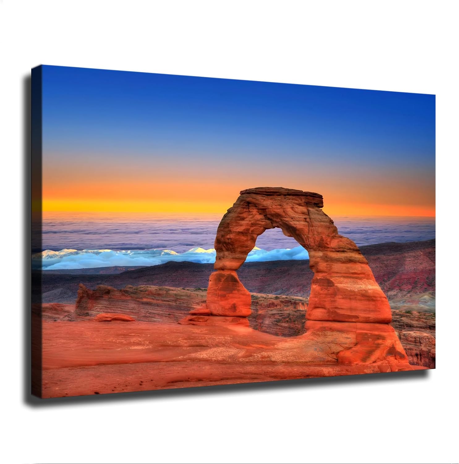 Amazon.com: National Park Delicate Arch Sea of Clouds In Moab Utah USA ...