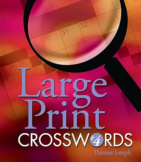 Large Print Crosswords #4 : Joseph, Thomas: Amazon.co.za: Books
