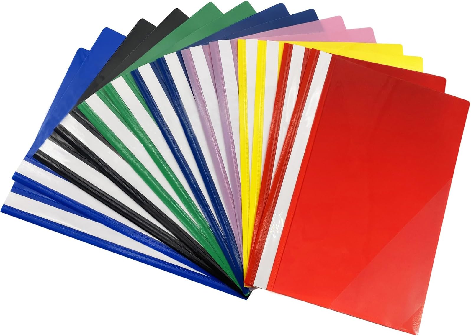 WAIZHIUA 14Pcs A4 Project Folder Plastic File Folders Presentation ...