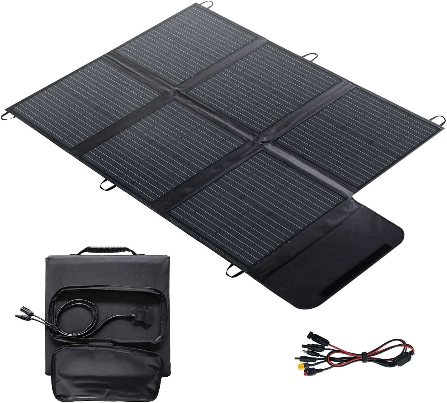 Faltbares Solarpanel 200W Solar-Ladegerät IP67 Wasserdicht und ...