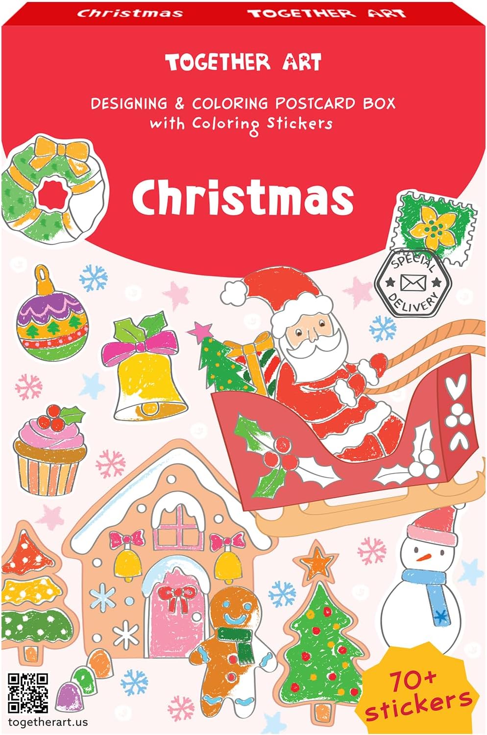 Amazon.com : Together Art Designing & Coloring Envelope Card Art Box ...