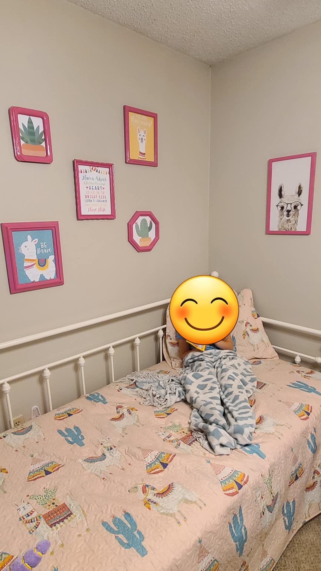 Amazon.com: 6 Reversible 8x10 Llama Wall Art Prints, Llama Nursery ...